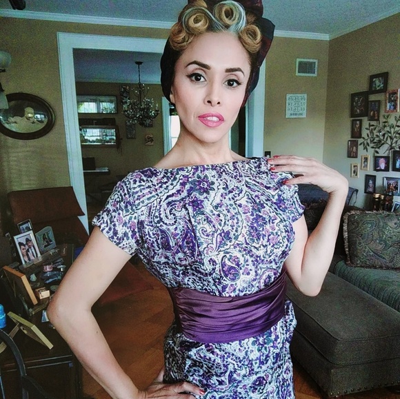 Dresses | True Vintage 195s Dress By Mr Mort | Poshmark